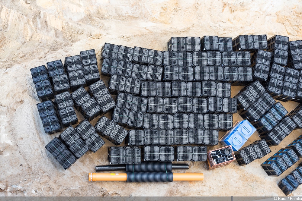 Sickerpackung - Drainage richtig verlegen in 6 Schritten - Hausgarten.net