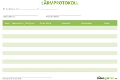 Larmprotokoll Vorlage Pdf
